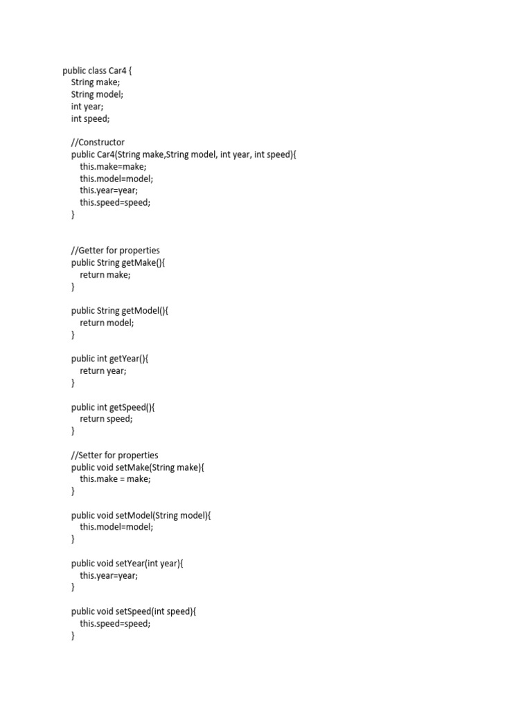 3 - Getter and Setter Example 1 | PDF