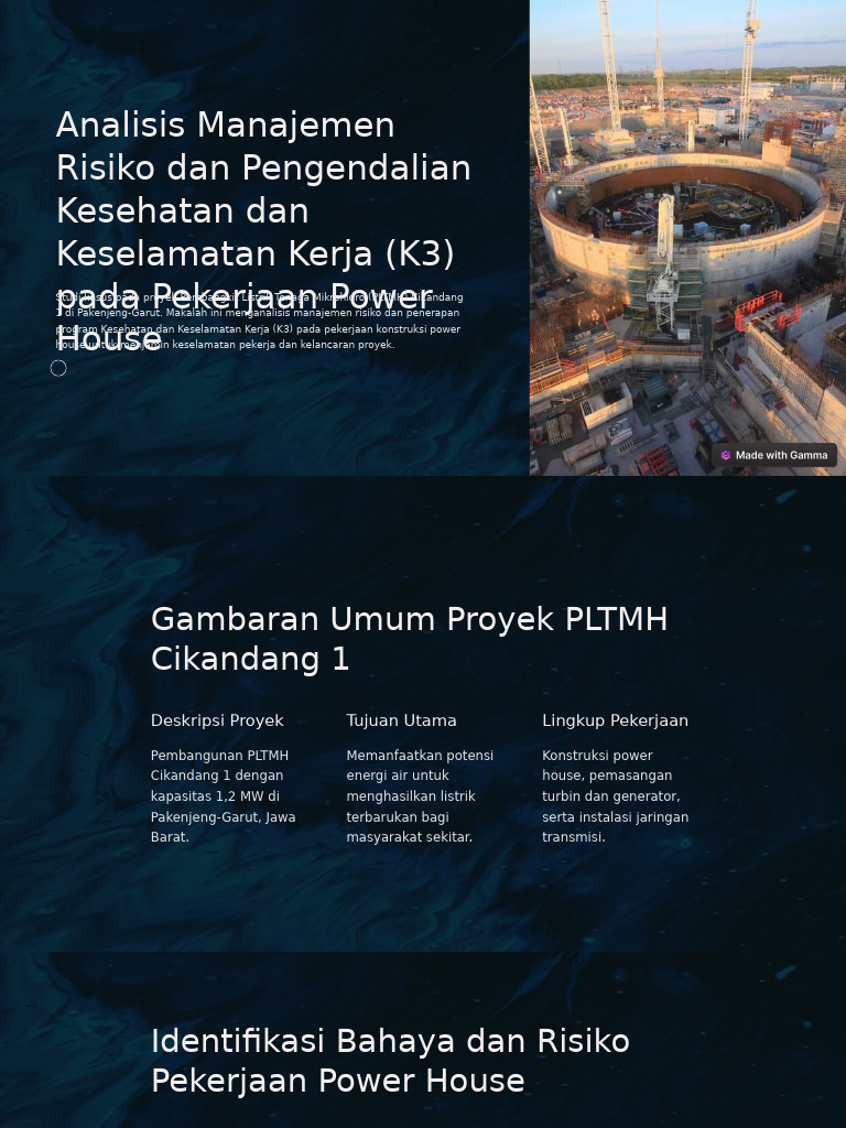 Analisis Manajemen Risiko Dan Pengendalian Kesehatan Dan Keselamatan ...