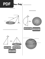 Ejercicios - Cono | PDF | Geometría Elemental | Geometría