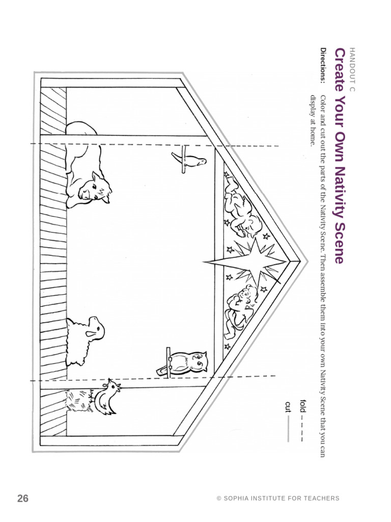 Create Your Own Nativity Scene Guide | PDF