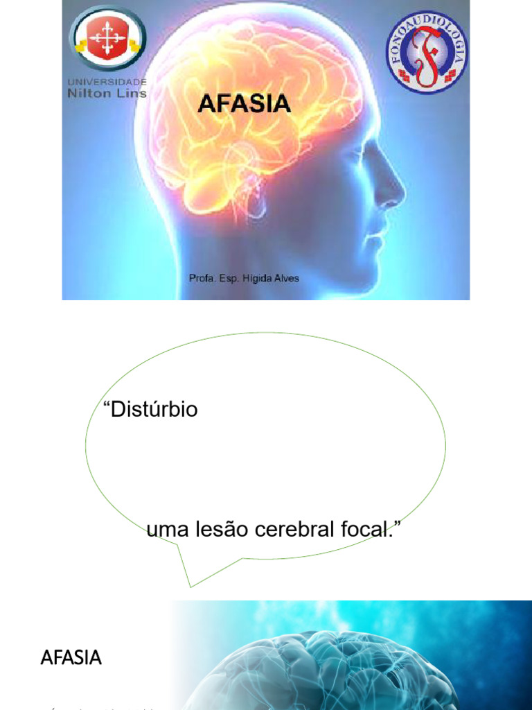 Afasia | PDF | Afasia | Neurociência