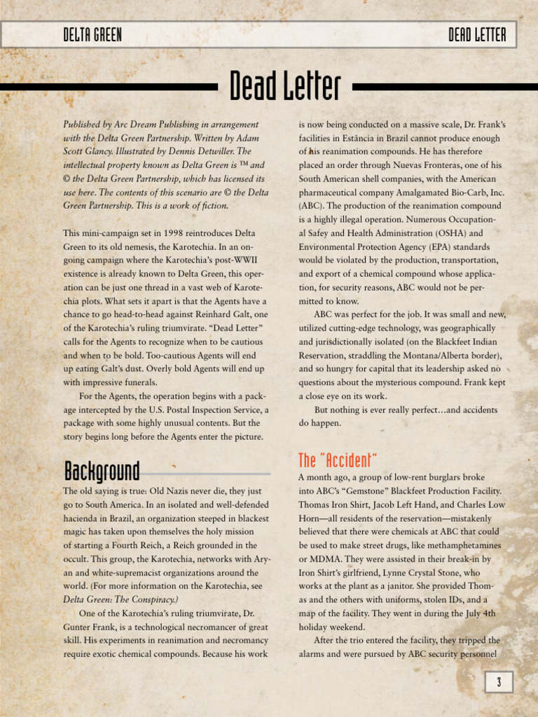 Dead Letter | PDF | Stocks