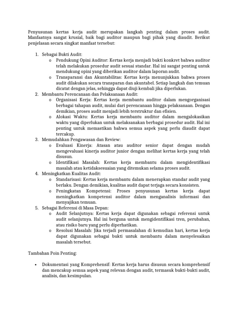 Diskusi 3 - Audit Manajemen | PDF