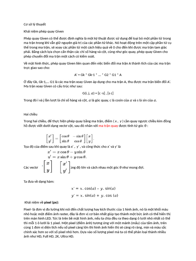 Phương Pháp Quay Given | PDF