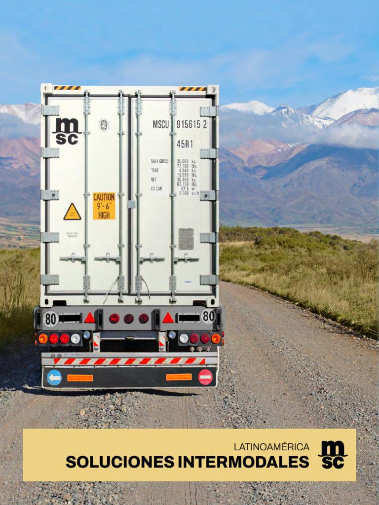 Soluciones Intermodales de MSC | PDF | America latina | Transporte