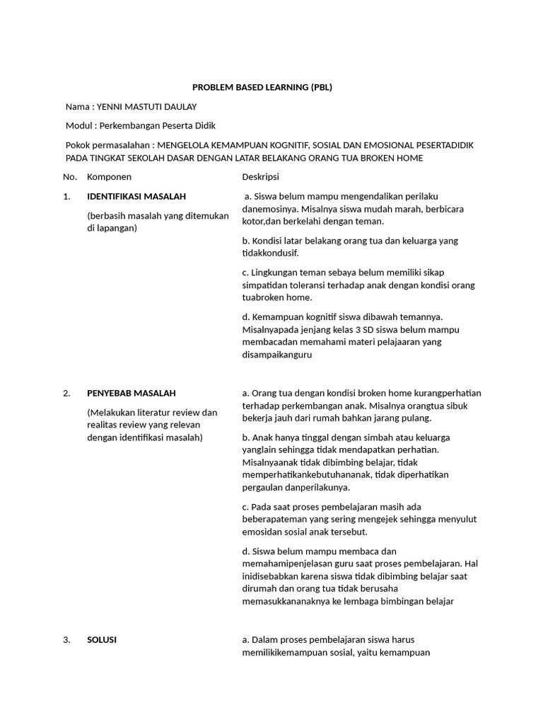 Problem Based Learning | PDF