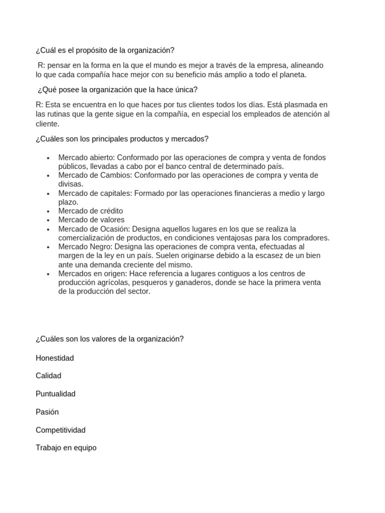 Misión Calidad | PDF | Negocios | Finanzas y dinero