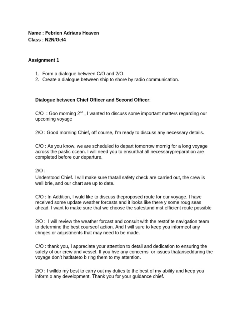 Assignment 1 (ANT II) | PDF