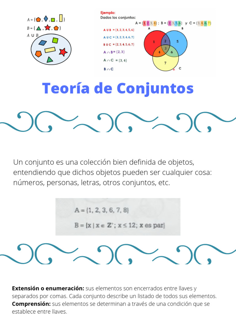 Teoría de Conjuntos | PDF