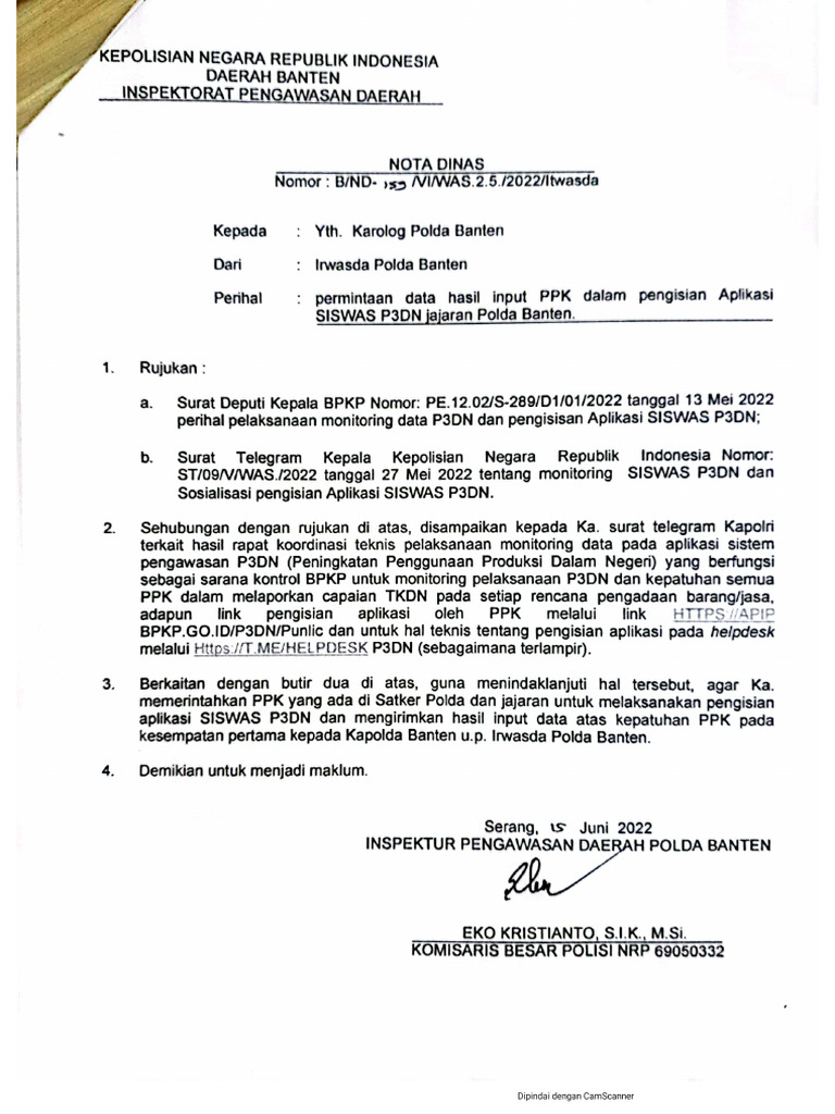 Aplikasi Siswas P3DN | PDF