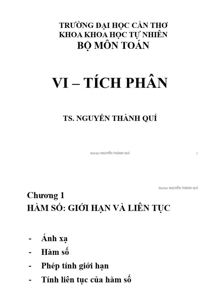 Slides Vi-Tich Phan (Chuong 1) | PDF