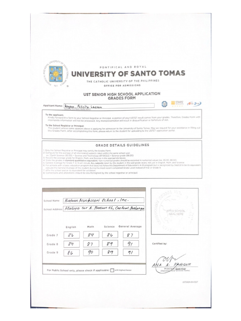 University of Santo Tomas | PDF