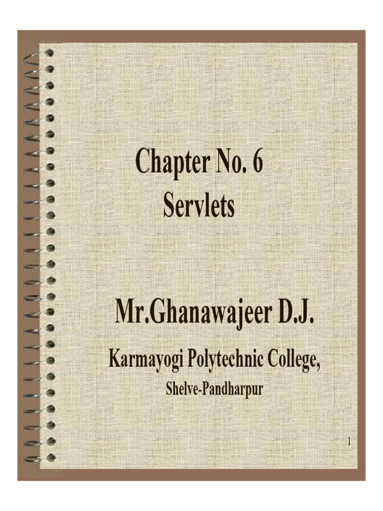 6.Servlets | PDF | Http Cookie | Web Server