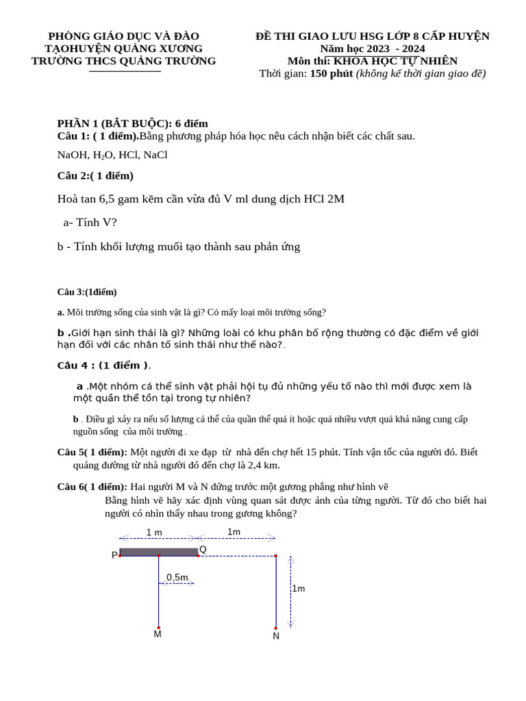 THCS Qu NG Trư NG | PDF