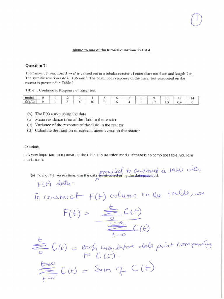 Tut 4 Q7 (&Solution) | PDF