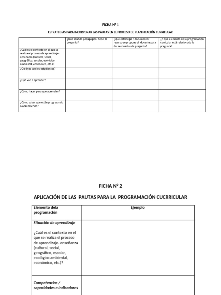 Secundaria Programación - Fichas | PDF | Ciencia y matemáticas