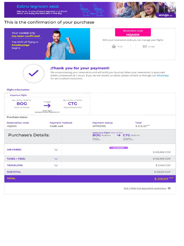 Payment Confirmation | PDF