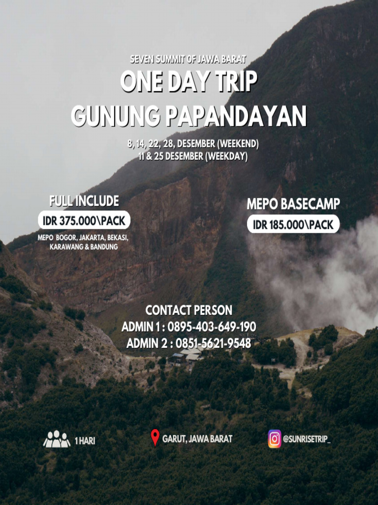 Jadwal Open Trip Desember - Compressed | PDF