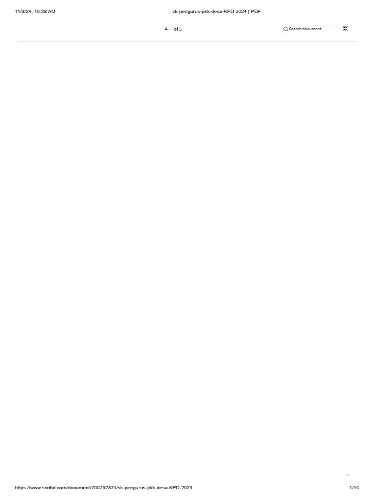 SK Pengurus PKK Desa KPD 2024 - PDF | PDF | Finance & Money Management | Computers