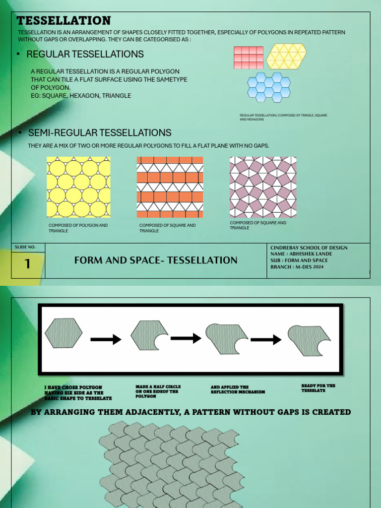 Form and Space - Tessellation | PDF | Geometry | Convex Geometry