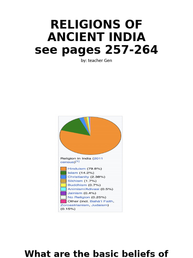 Lesson 2 PPT Religions of Ancient India | PDF | Moksha | Reincarnation