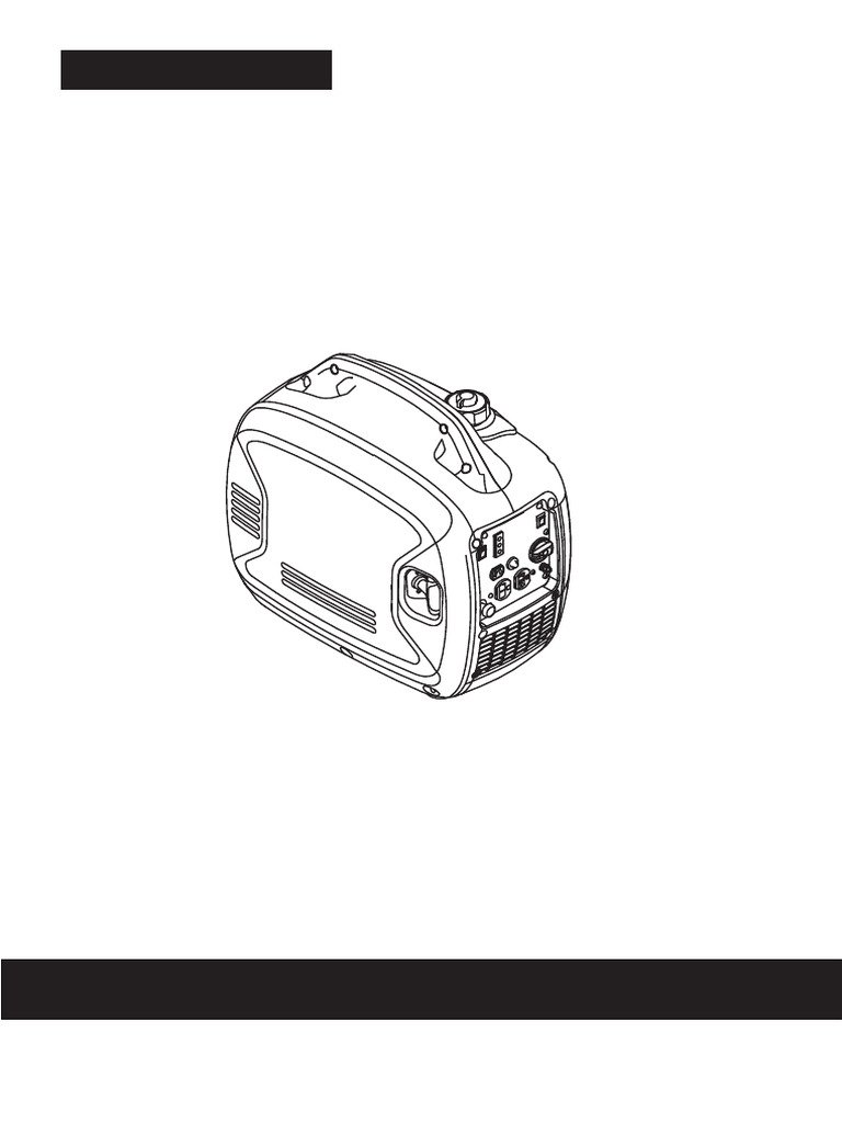 Senci Generator User Manual | PDF | Direct Current | Battery Charger