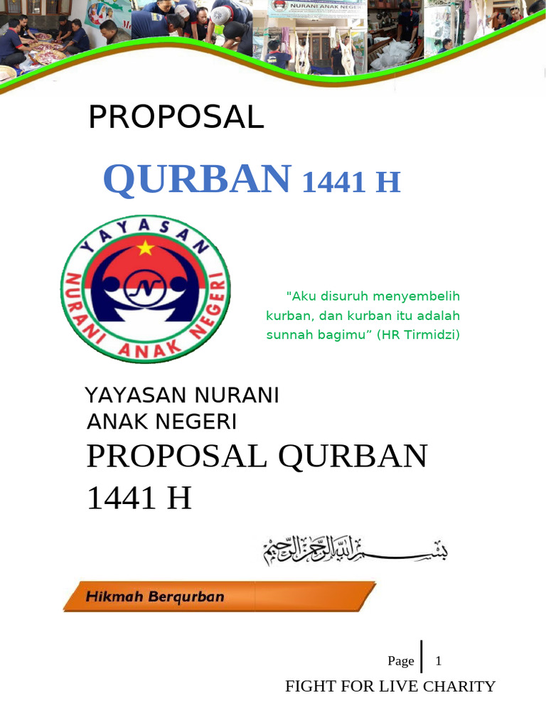Proposal Qurban 2020 | PDF