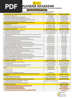 Kalender Akademik ITB 2025-2026 | PDF