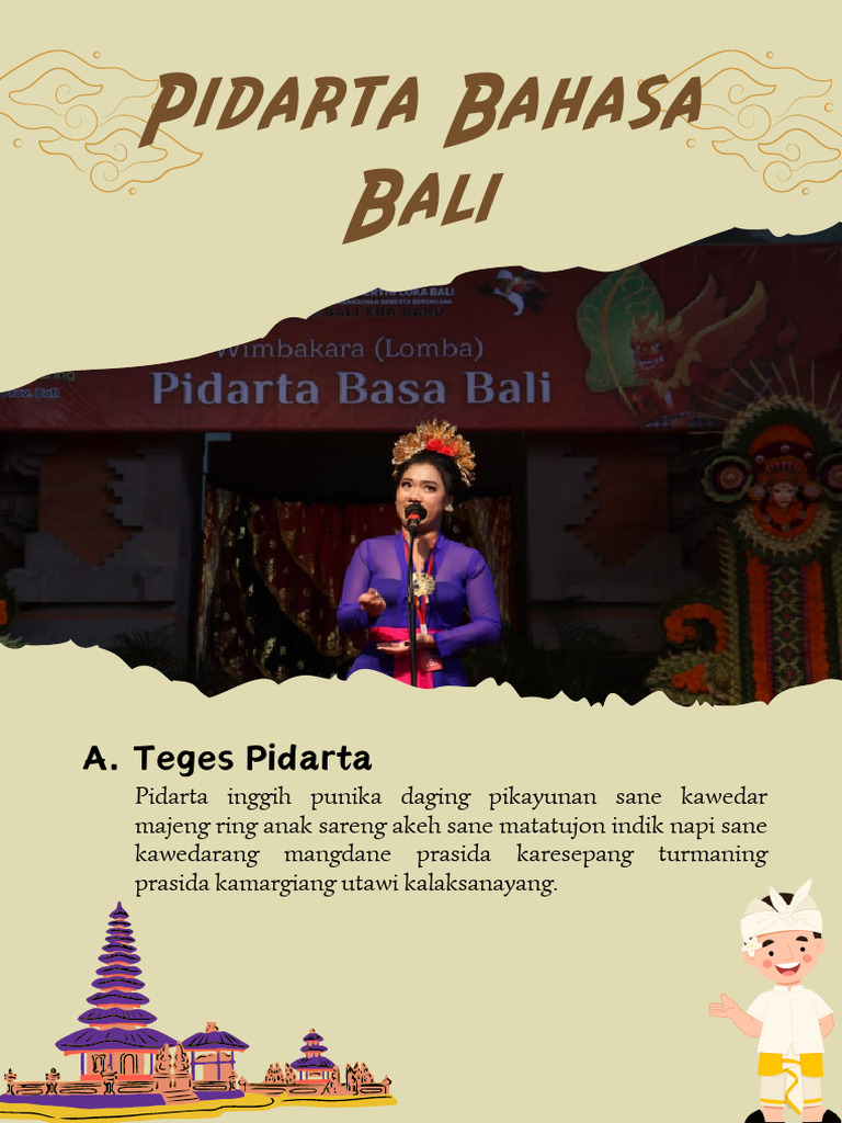 Pidarta Bahasa Bali | PDF