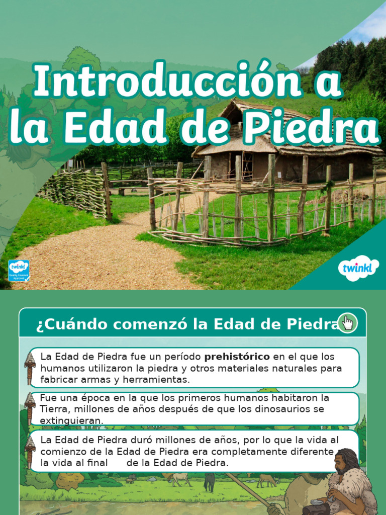 Evolución de la Edad de Piedra | PDF | Neolítico | Cazador recolector