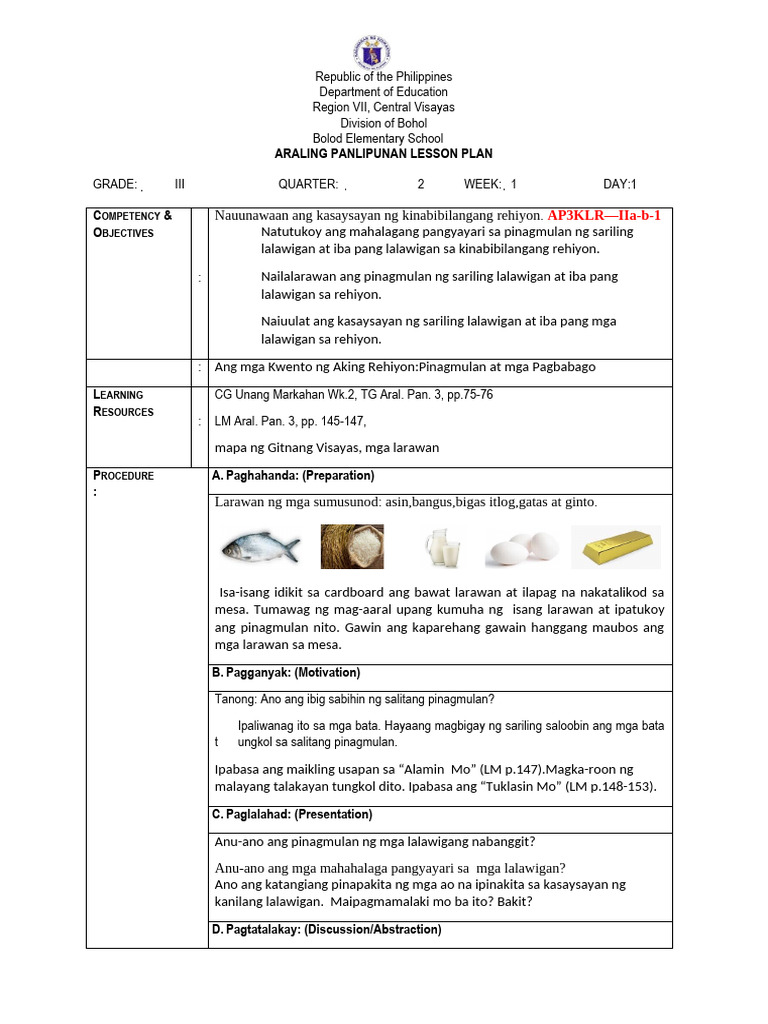 Ap3 Quarter2 W1 Prototypelp | PDF