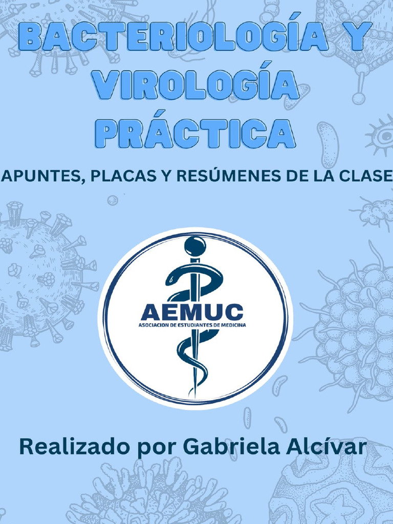 AEMUC POCKET - BACTERIO PRÁCTICA | PDF | Microbiología | Especialidades Medicas