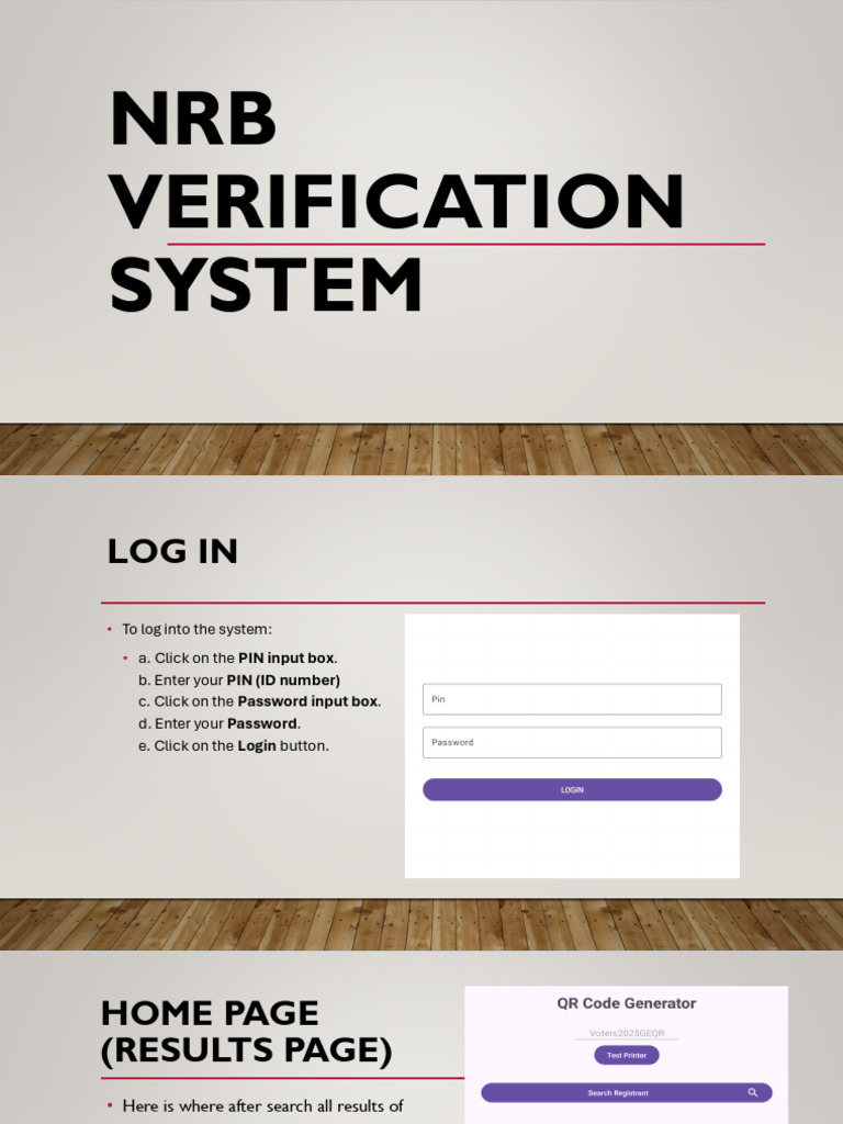 QR Code Generator System (NRB Verification System) - 1 | PDF | Software ...