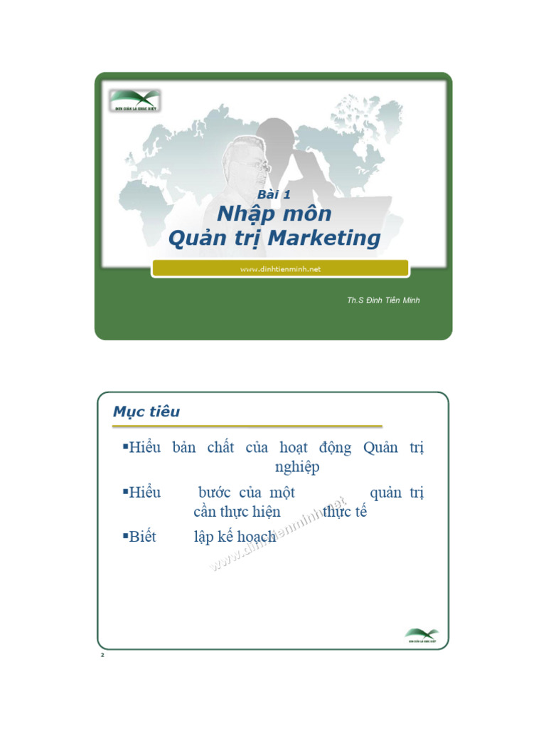 Bai 1 Nhap Mon QT MKT | PDF