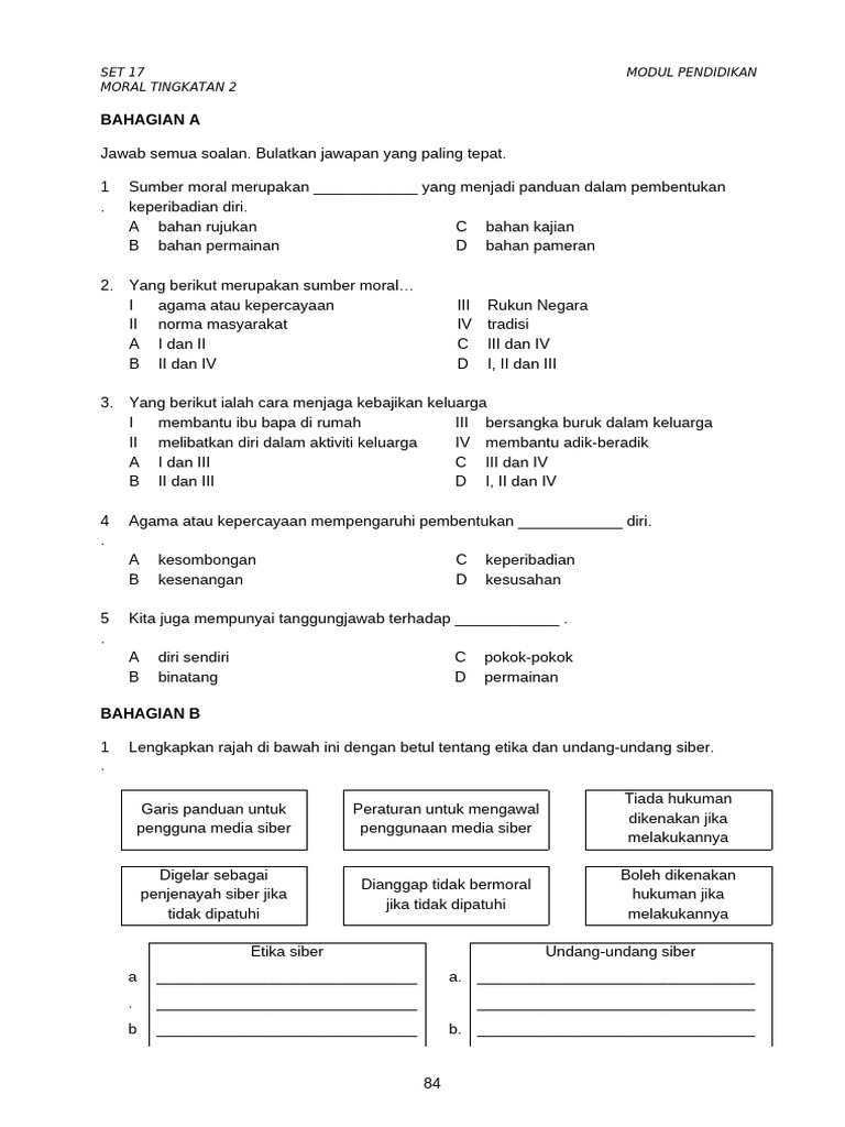 Modul Set 17 Ting.2 Semua | PDF