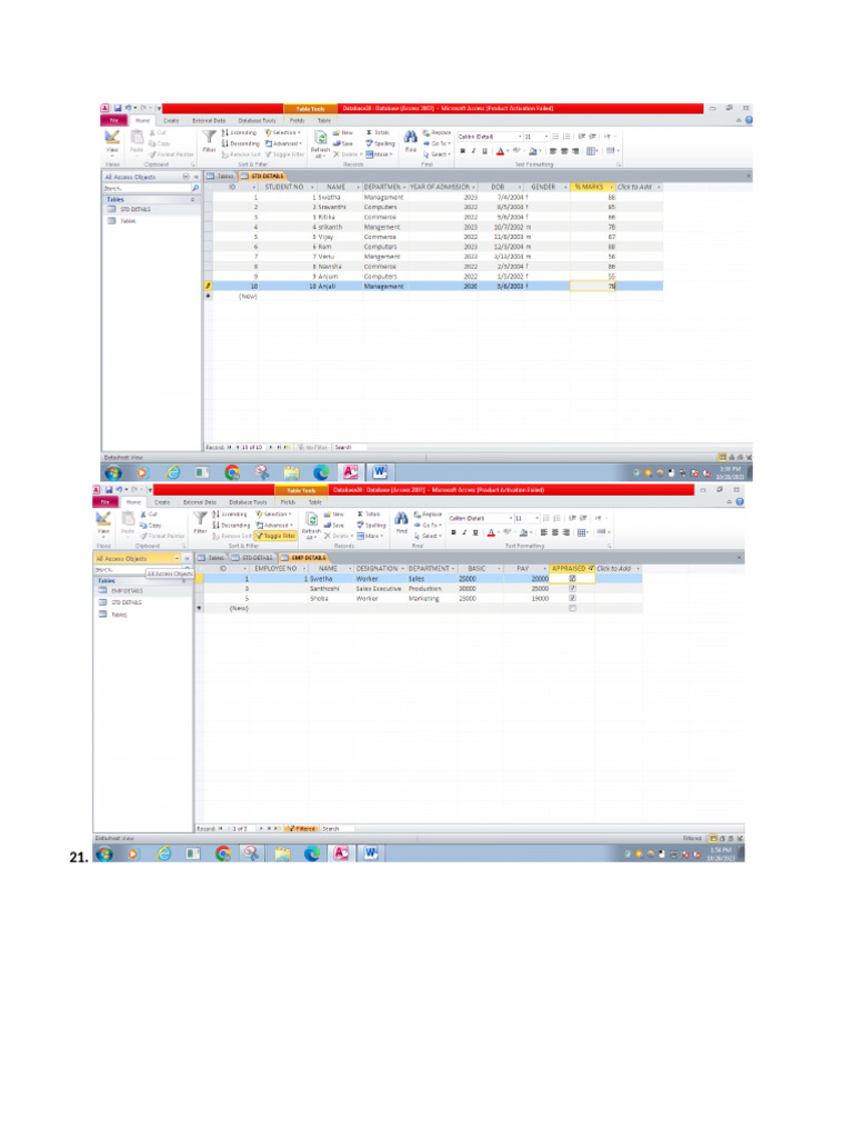 Swetha It Record | PDF