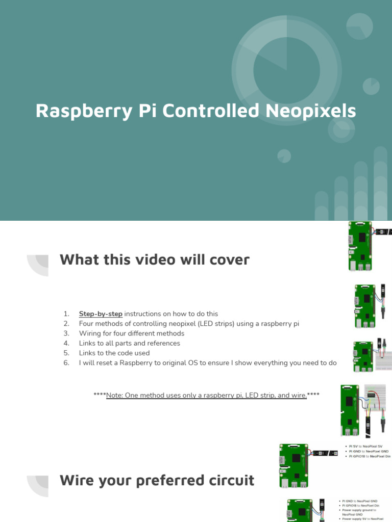 Raspberry Pi Controlled Neopixels | PDF | Software | Computer Science