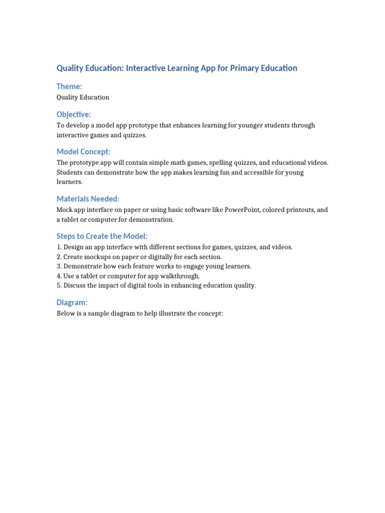 Interactive Learning App For Primary Education | PDF | Art | Computers