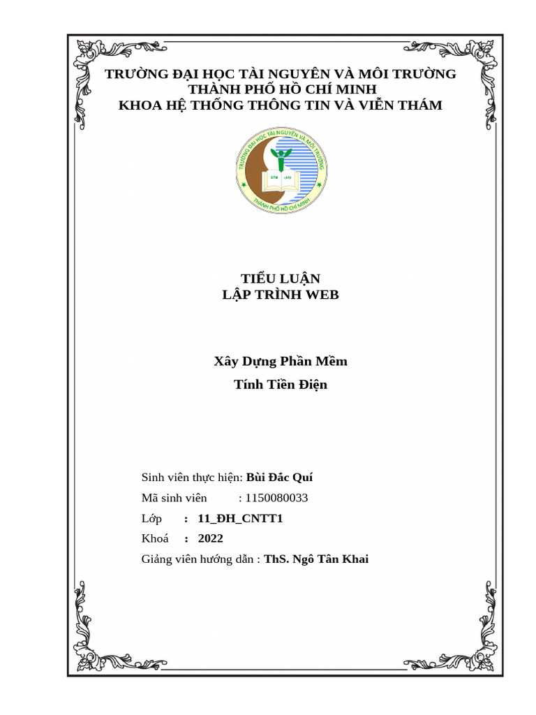 Mau-TieuLuan - LTW | PDF