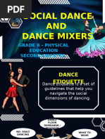 Dance Step Patterns & Timing Guide | PDF | Dances | Social Dance