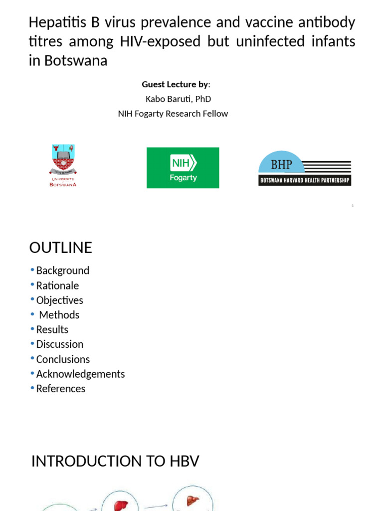 8a. Bio 419 Invitation Presentation | PDF | Hepatitis B | Virus