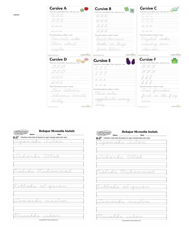 Belajar Menulis Huruf Halus | PDF
