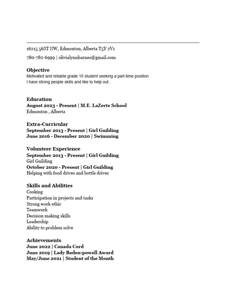Work Resume | PDF | Career & Growth