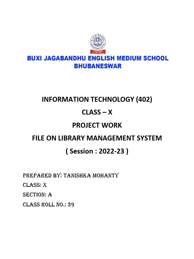 Library management system | PDF