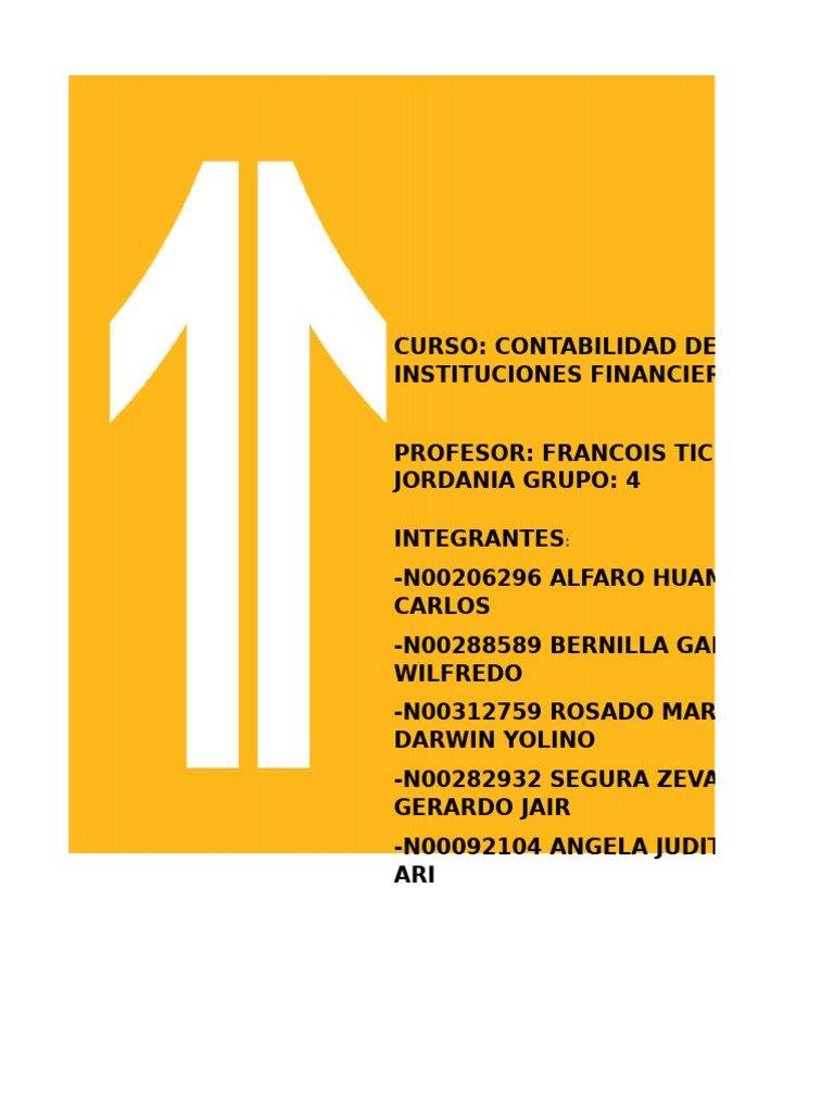 Tc4 Cif G-4 Gian Carlos Alfaro Huaman | PDF | Mercado interbancario de préstamos | Bancos