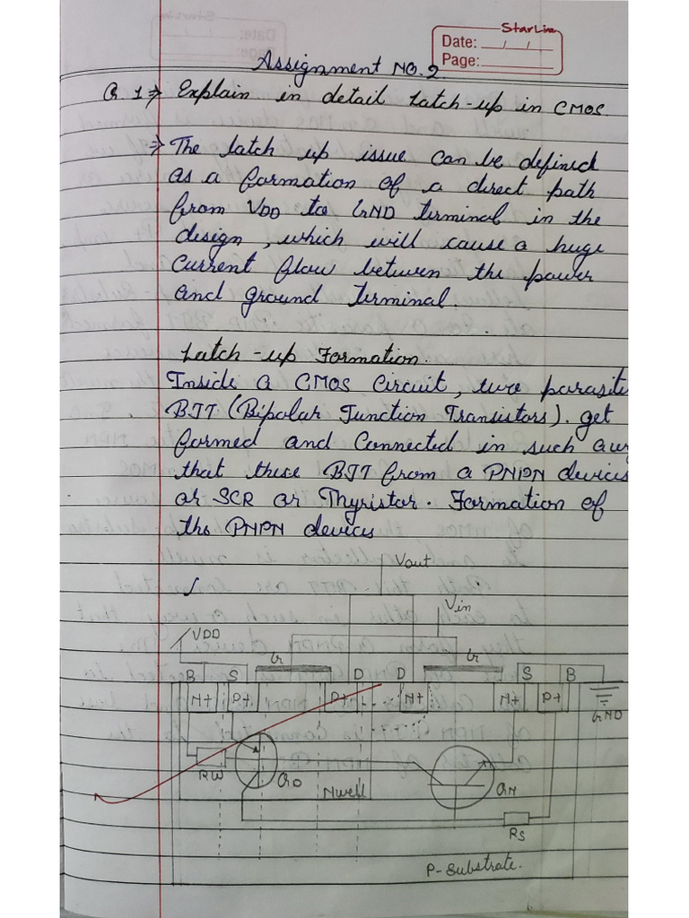 VLSI Technology Assignment II | PDF