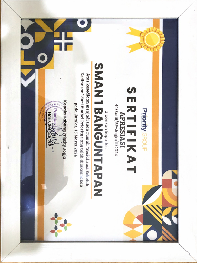 Sosialisasi Bimbel Priority | PDF