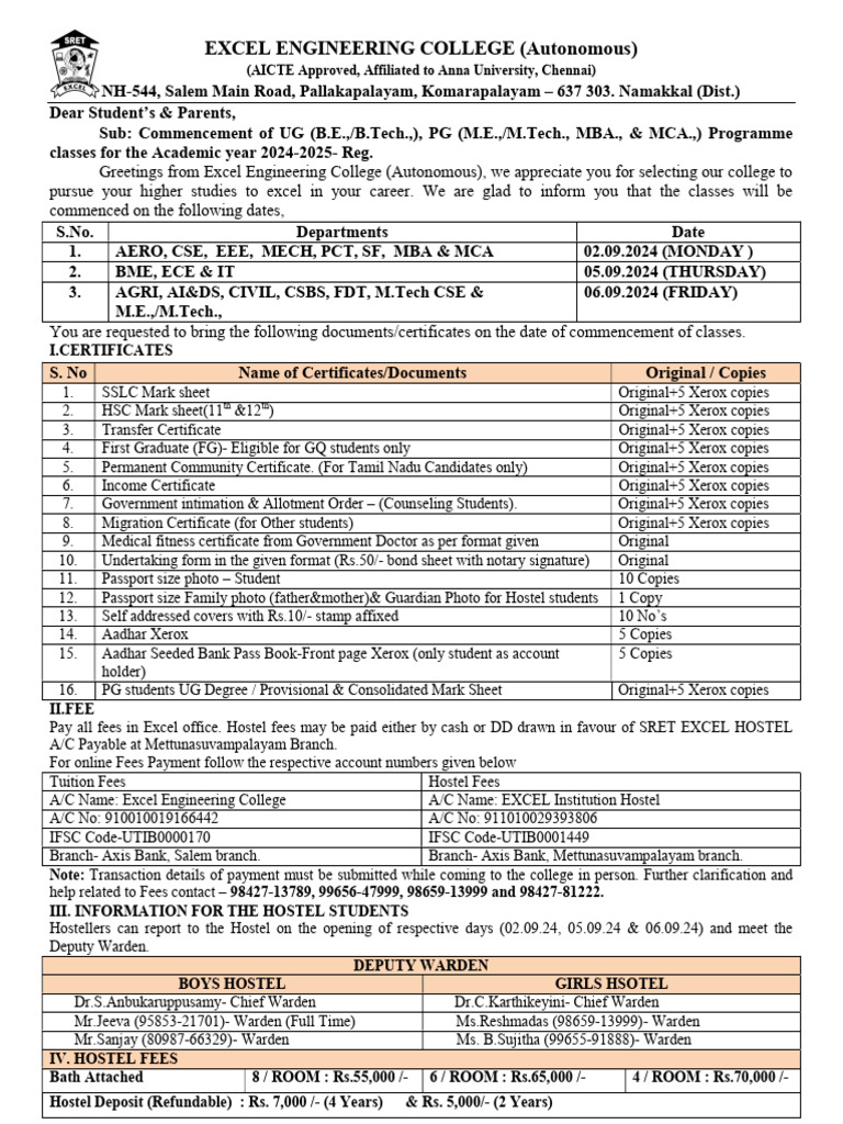 COMMENCEMENT LETTER | PDF