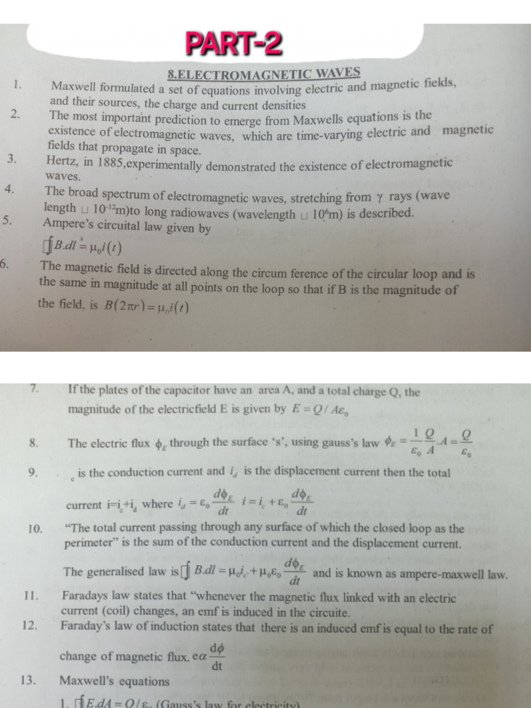 Physics Short Note Part-2 | PDF