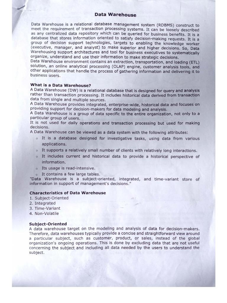 Data Mining Module 01 | PDF